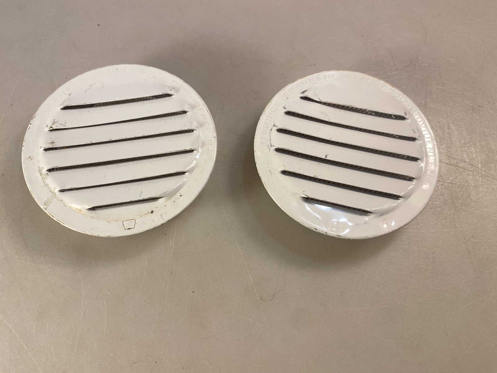 Lot Of 2 Maurice Franklin Louver Round Louvers W/ Insect Screen ...