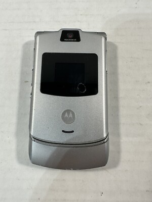 Motorola RAZR (Cingular) Flip Phone (V3) Silver/Gray - Vintage ...