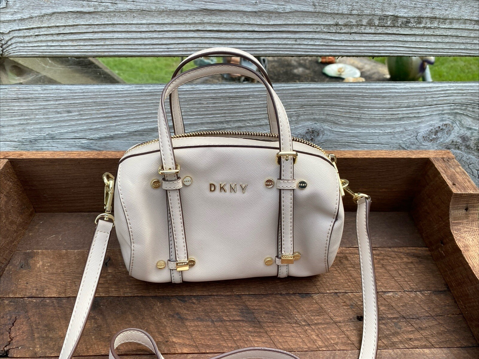 DKNY Bo Mini Duffle Crossbody With Handles - Gem