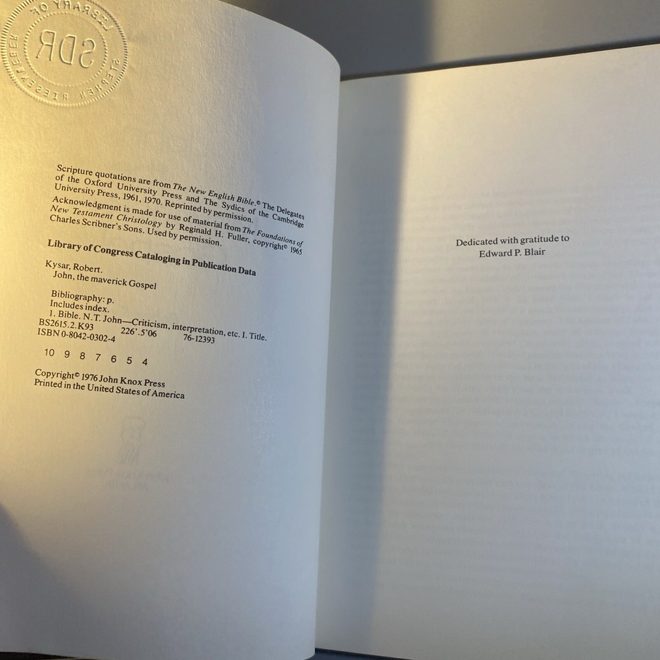 John, the Maverick Gospel by Kysar, Robert 9780664254018| eBay