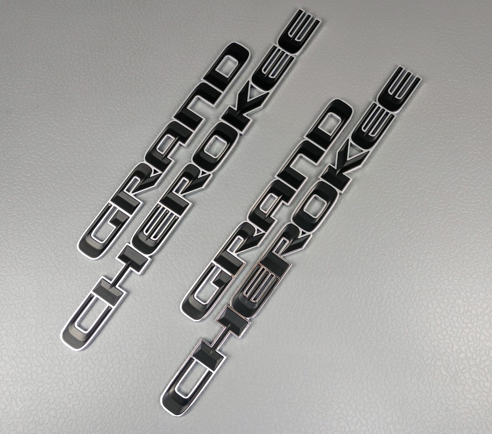 Fit for 2017-2021 Jeep Grand Cherokee Side Doors Nameplate Emblem ...