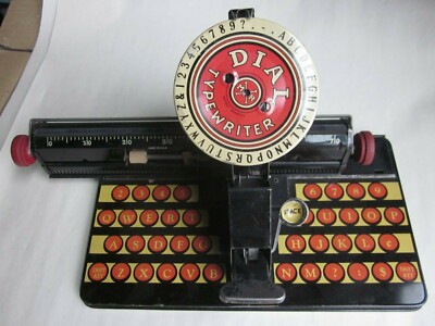 Vintage Marx Dial Typewriter • Tin Litho Toy • 1950s | eBay