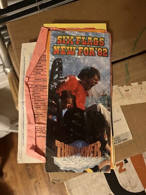 Six Flags 1982 Brochure Pamphlet Thunder River | eBay