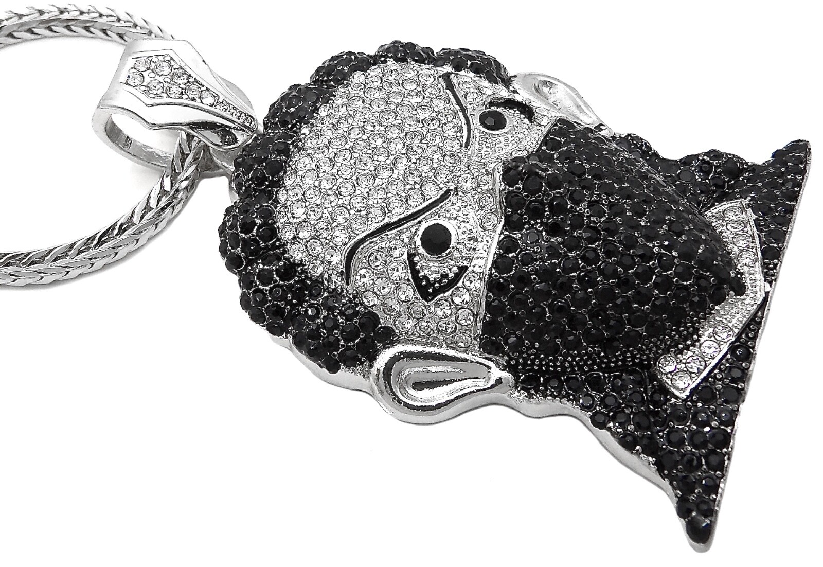 Mask Goon New Pendant Necklace with 36 Inch Franco Style Chain Hip Hop ...