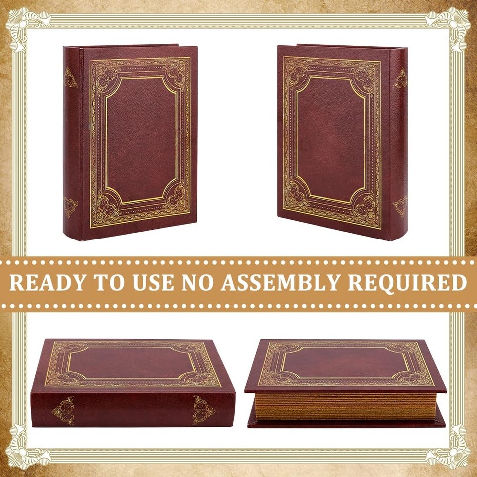 Decorative Book Box, Vintage Storage Book Box Fake Books Boxes, Books ...