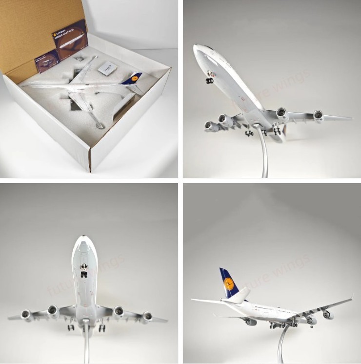 JC Wings Z2 Lufthansa Airbus A340-600 D-AIHX Diecast 1/200 Jet Model AV ...