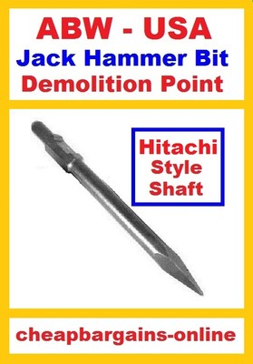 DEMOLITION JACKHAMMER POINT BIT JACK HAMMER POINT BIT AIR POWER TOOL ...