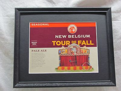 NEW BELGIUM TOUR DE FALL BEER SIGN #1063 | eBay