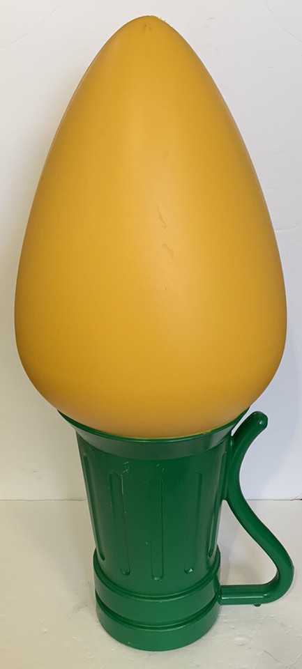 General Foam 29" Giant Yellow C-7 Christmas Light Bulb Blow Mold | eBay