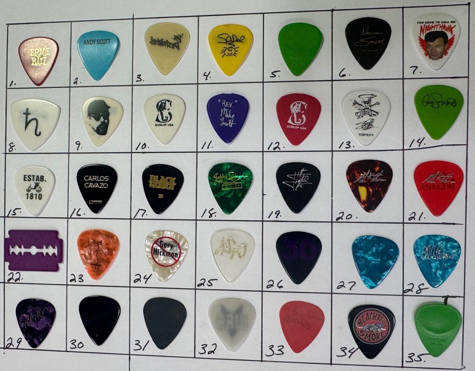Candlebox Spider Robby Allen tour concert Guitar Pick Rare #04 | eBay