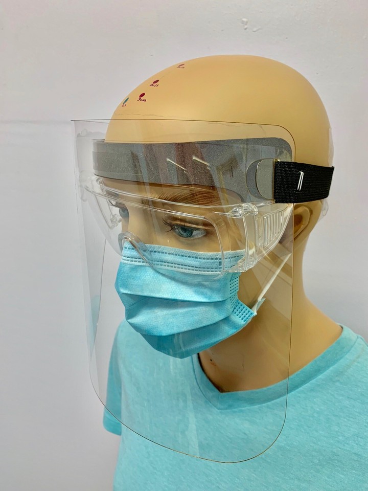 10 Clear Face Shield Eye Face Protector Dental Splatter Splash Spit ...