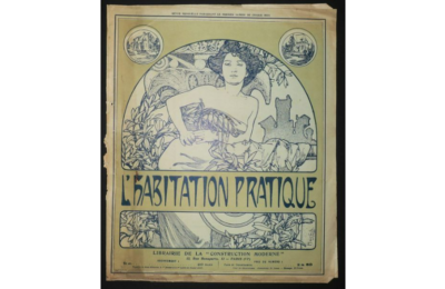 Alphonse mucha magazine cover, "practical housing." full page, 1903. | eBay