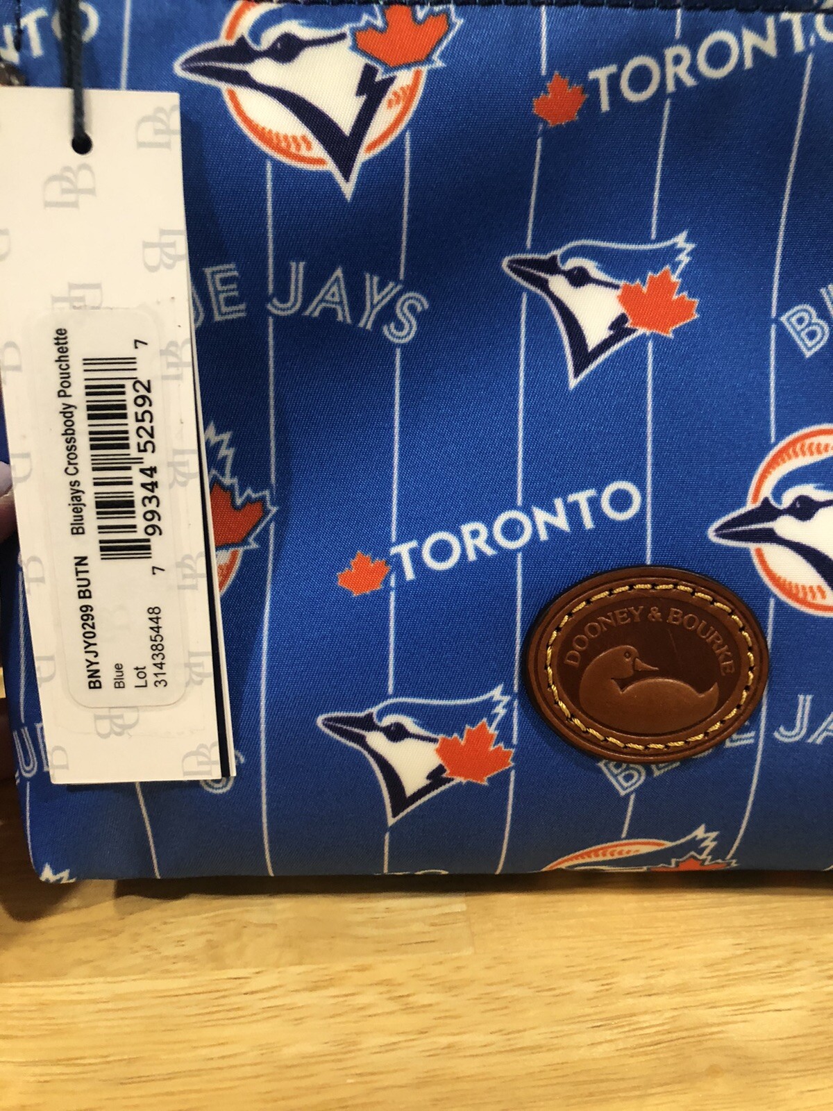 Dooney & Bourke Toronto Blue Jays MLB Baseball Crossbody Purse Hand Bag ...