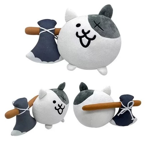 22CM The Battle Cats Plush Doll Fighting Axe Cats Figure Stuffed Toys ...