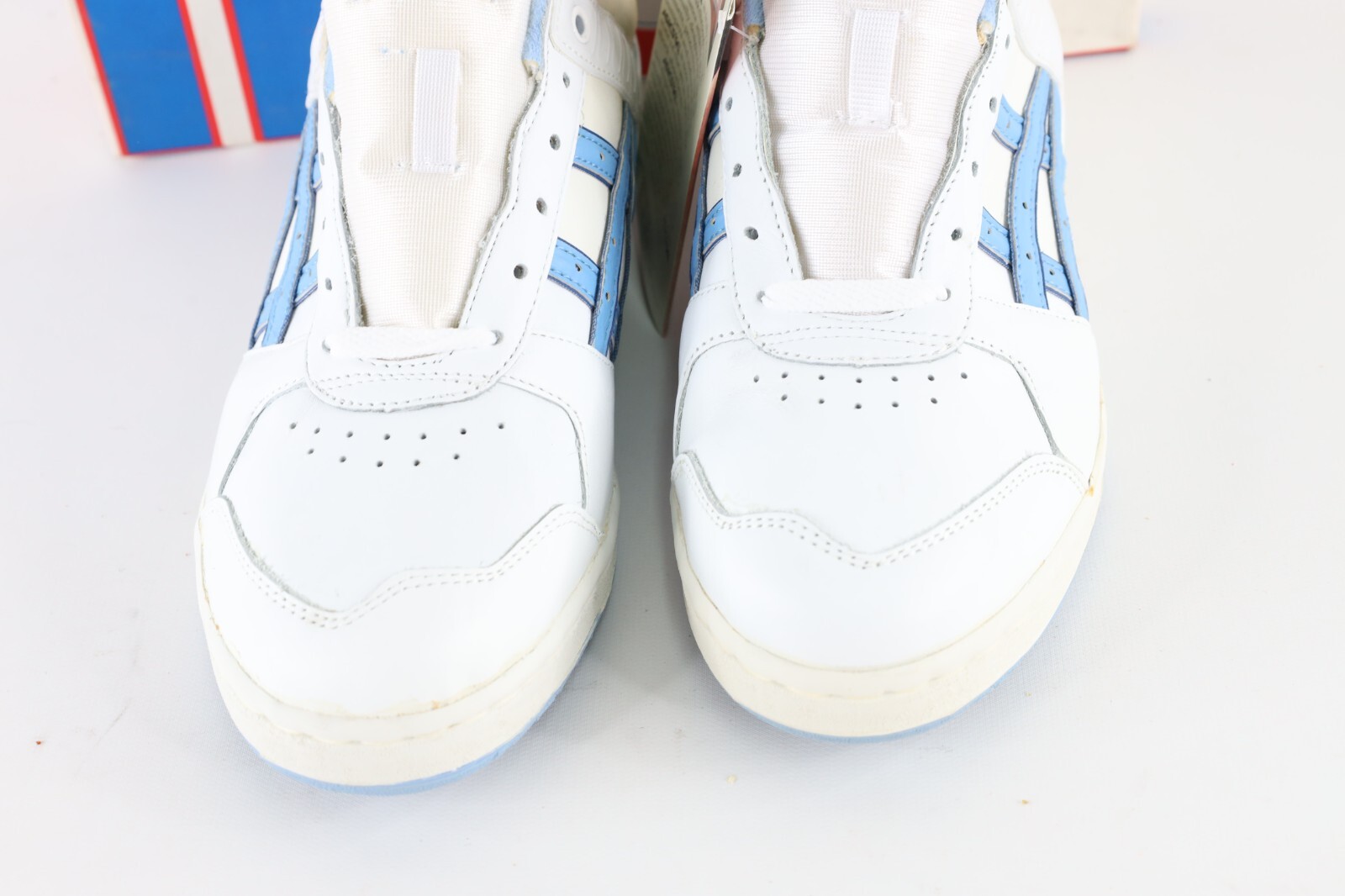 NOS Vtg 90s Asics Womens 9.5 Spell Out Gel Classic Sneakers Shoes White ...