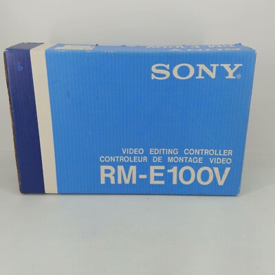 Vintage Sony Video Editing Controller RM-E100V Betamax VHS 1985 New ...