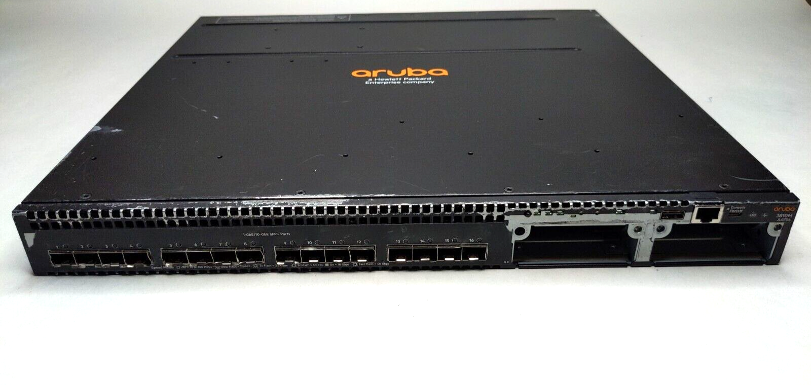 HP Aruba 3810M (JL075A) 16SFP+ 2-Slot Rack Mountable Switch for sale ...