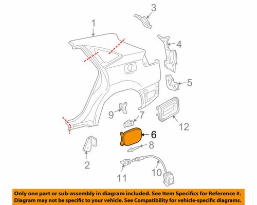 77350-48041 Toyota Lid assy, fuel filler opening 7735048041, New ...