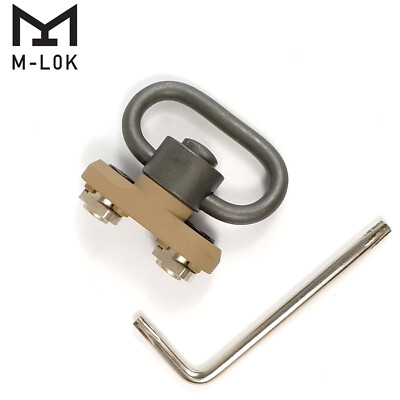 AR-15 Sling Mount 2-Pack M-LOK Quick Release QD Sling Swivel Adapters ...