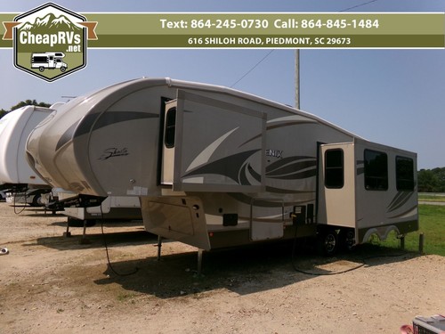 No Reserve Used 5th wheel camper trailer 3 slide RV cheap REPO washer ...