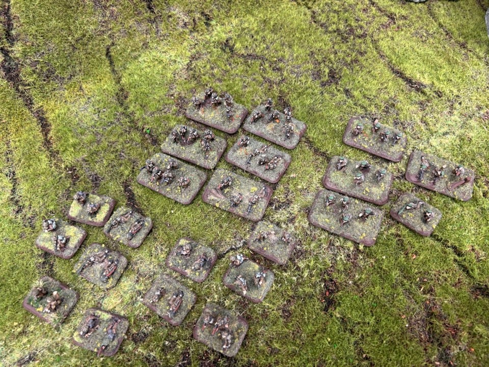 Flames of War British Commando Infantry lot x21 Painted FOW Battlegroup ...