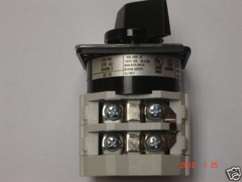 Electroswitch Run Switch, pn KW40-904B8-3 | eBay