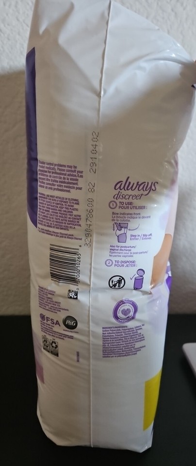 Always Discreet for Sensitive Skin Underwear For Women Maximum Absorb S ...