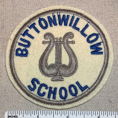 Vintage 1940s-50s BUTTONWILLOW SCHOOL Felt Music PATCH Letter Jacket ...