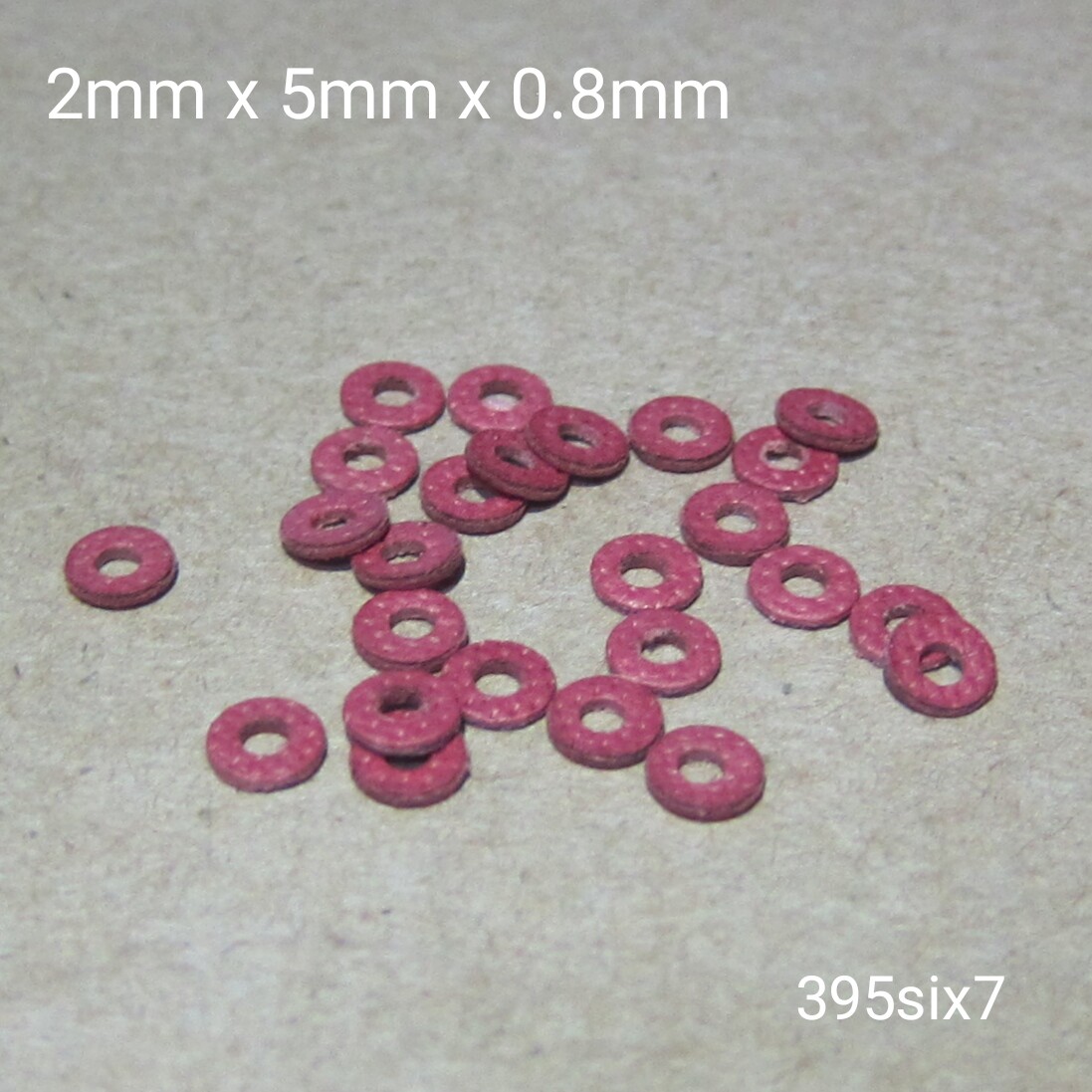 1mm 2mm 2.5mm 3mm 4mm 5mm 6mm - Red Fiber Washer / Steel Washer / Nylon ...