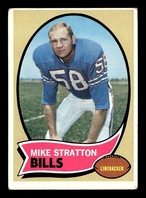Mike Stratton 1970 Topps #252 Buffalo Bills GD | eBay