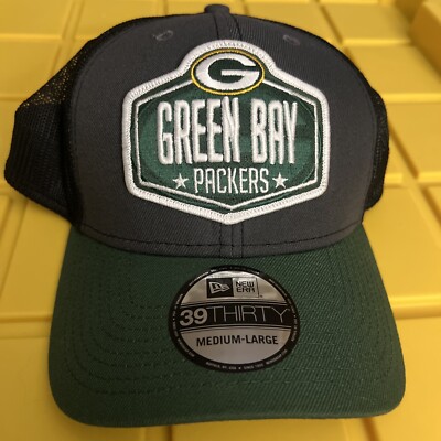 NEW!! Green Bay Packers New Era 39THIRTY Draft Hat Green, Yellow, Gray ...