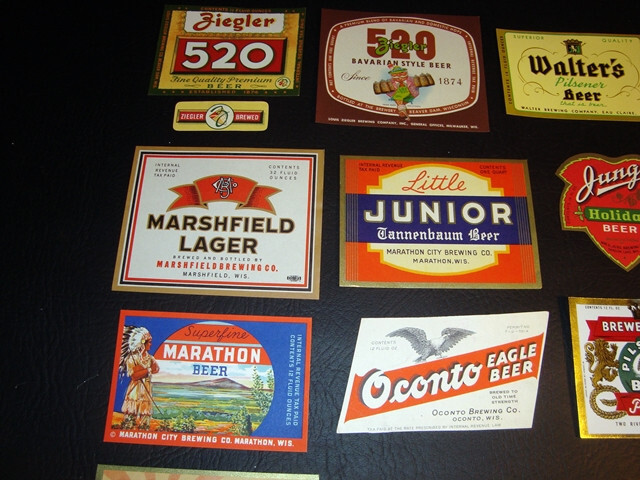 Circa 1930s/1940s Wisconsin Beer Labels, 20 In All | eBay