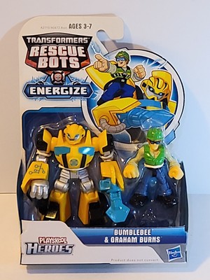 Rescue Bots ENERGIZE Bumblebee (Posable) Graham Burns Mini-Figure 2 ...