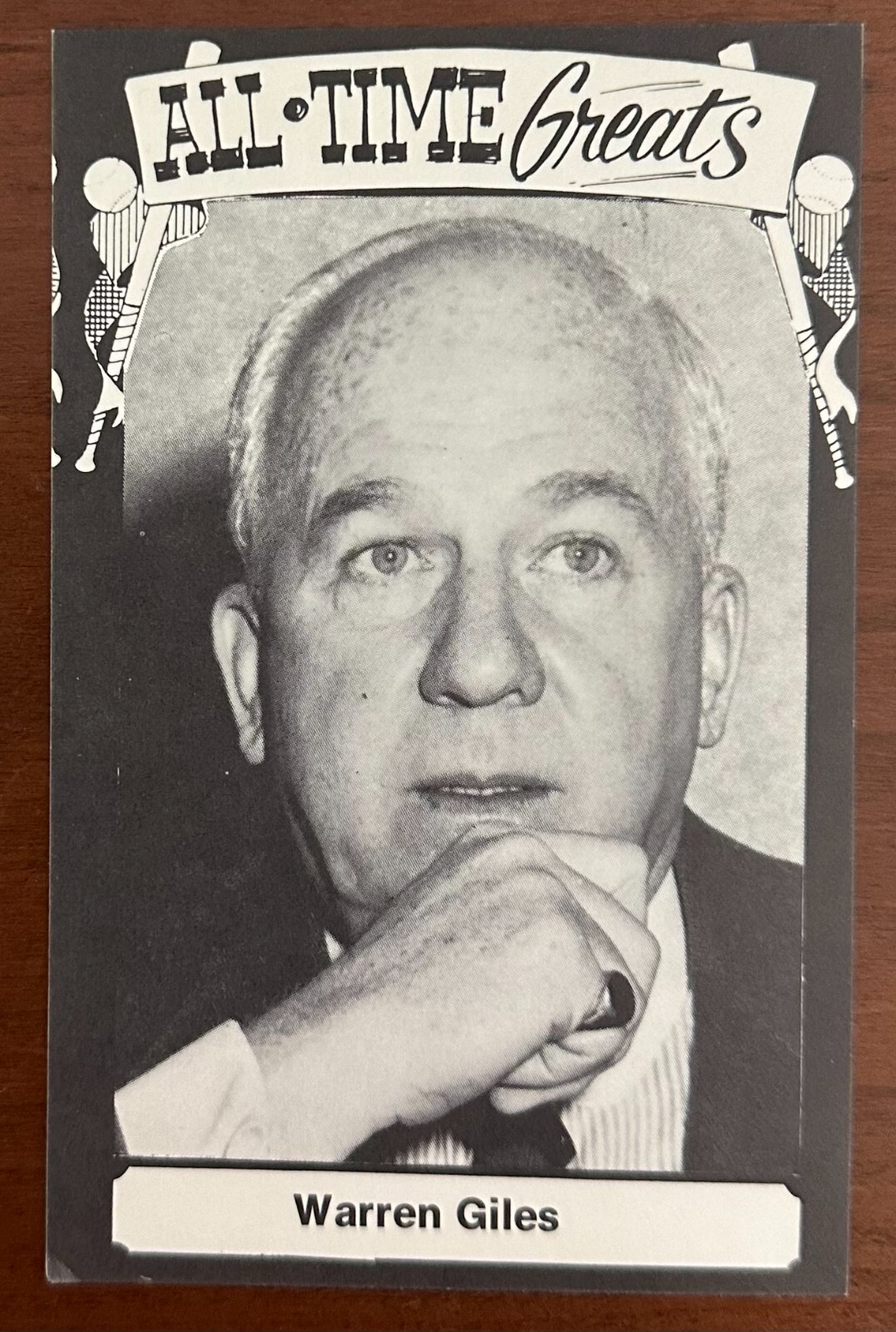 1973 TCMA All Time Greats Postcard - Warren Giles | eBay