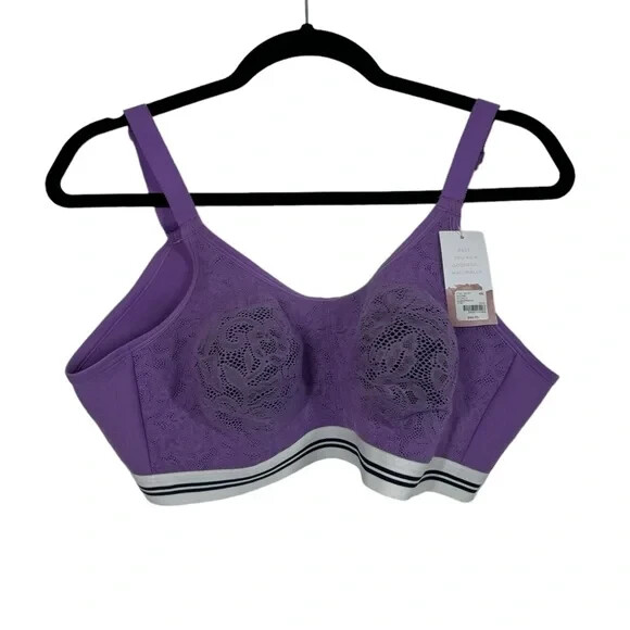 Cacique Bra 40C Cotton Collection Unlined Full Coverage No Wire Scoop ...