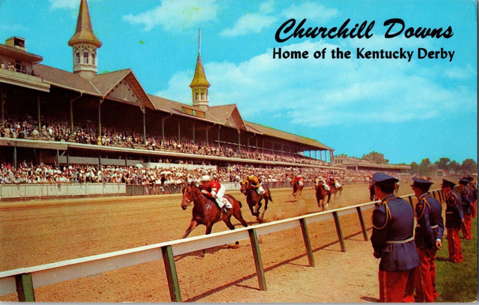Vtg Postcard ChurchillDowns Derby Day, Louisville, Home of the Kentucky ...