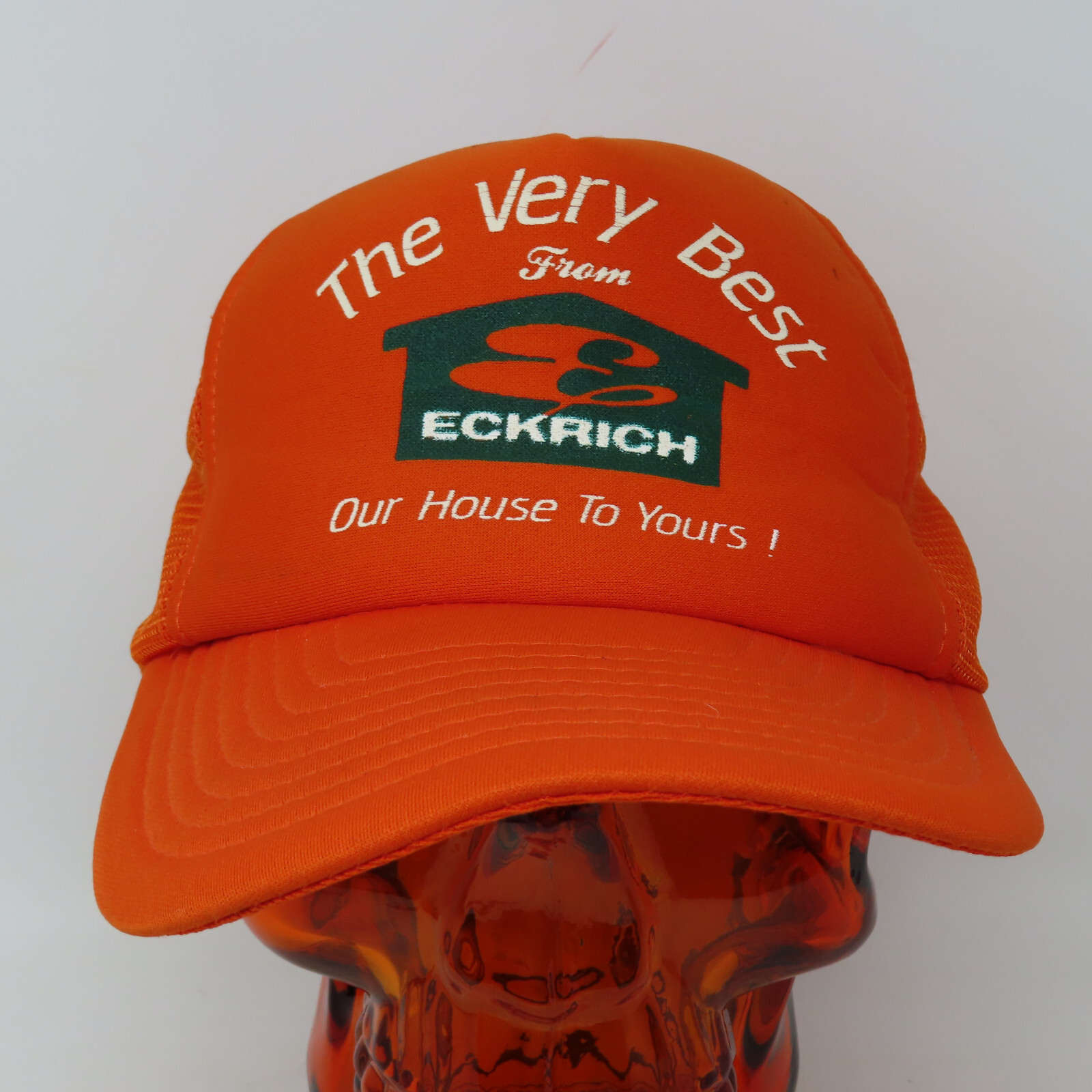 Vintage SPEEDWAY Brand ECKRICH FARM LOGO TRUCKER CAP … - Gem