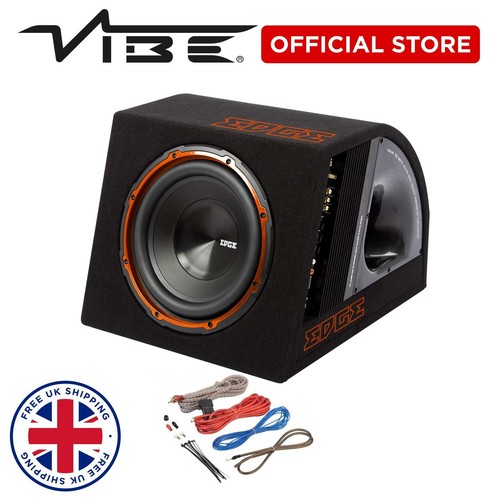 EDGE 10 INCH ACTIVE BASS ENCLOSURE 750 WATTS WITH WIRING KIT SUBWOOFER ...