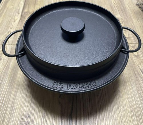 Iwachu Cast Iron Rice Cooker Gohan Nabe Pot Nanbu Tekki 3 Go IH ...