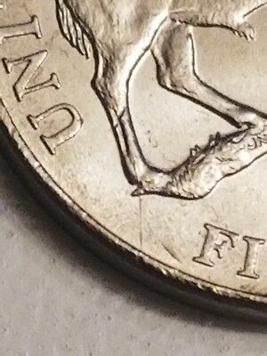 2005 P Nickel error/spear On Leg/wounded Bison. | eBay