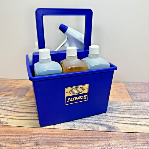 Vintage Amway Super Concentrated Cleaning System Caddy Carry Tray ZOOM ...