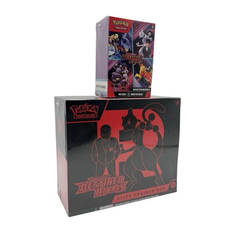 Pokemon Destined Rivals ETB & Booster Bundle Factory Sealed | eBay