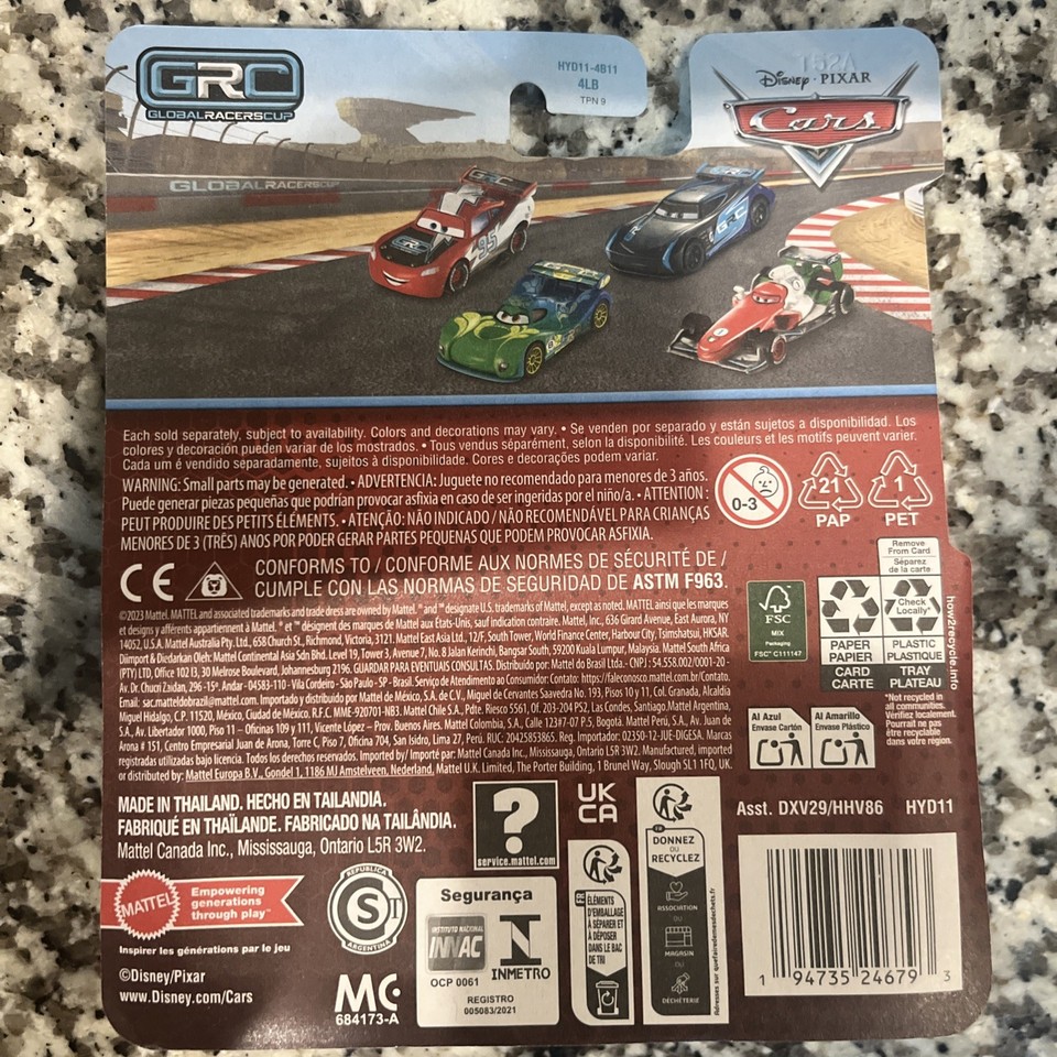 New 2024 Disney Pixar Cars Metal Series Global Racers Cup GRC Jackson ...