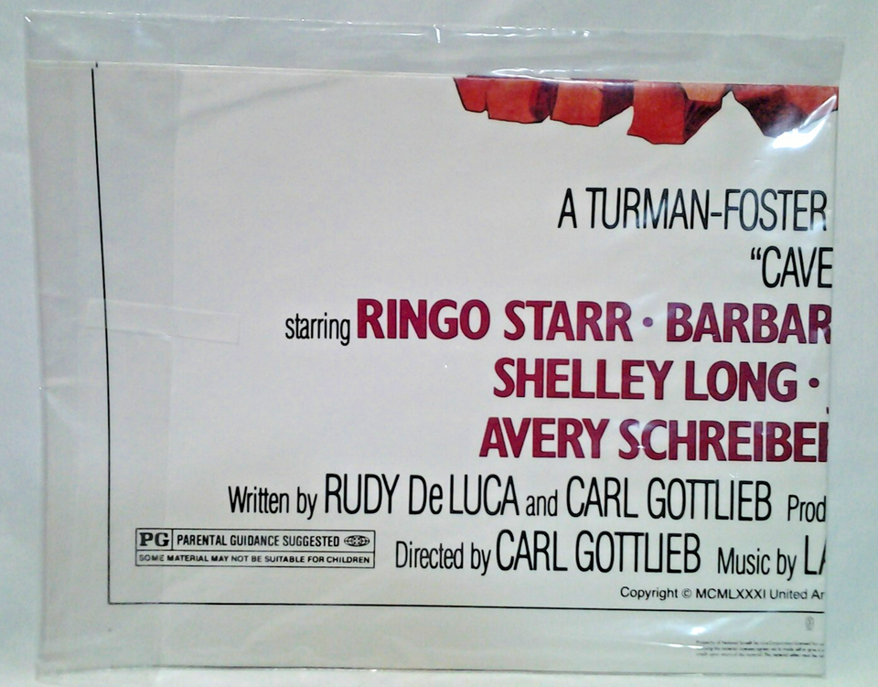 Beatles/Ringo Starr- SEALED "CAVEMAN" One Sheet Movie Poster - Original ...