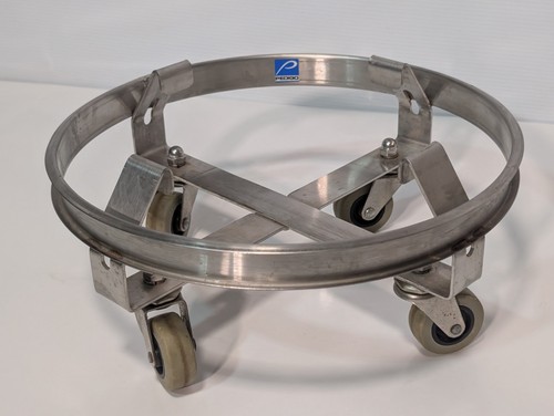 Pedigo medical heavy-duty stainless-steel basin stand with swivel ...