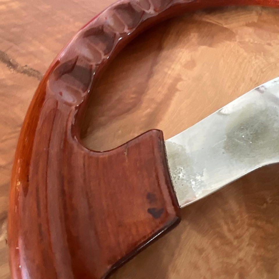 TALVOLANTI IMOLA WOOD Italian handcrafted steering wheel, used, made in ...