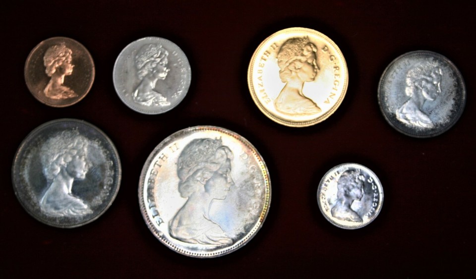 1867-1967 ROYAL CANADIAN MINT CENTENNIAL 7 COIN SET! | eBay