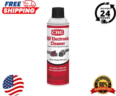 Electronic Contact Cleaner Spray Best Quick Drying Fix CRC QD Corrosion ...