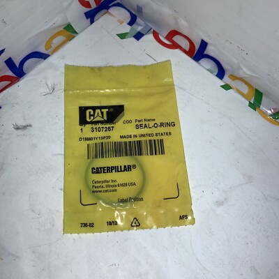 Genuine Caterpillar CAT 3107257 O-Ring Seal, CA3107257, OEM NEW - Made ...