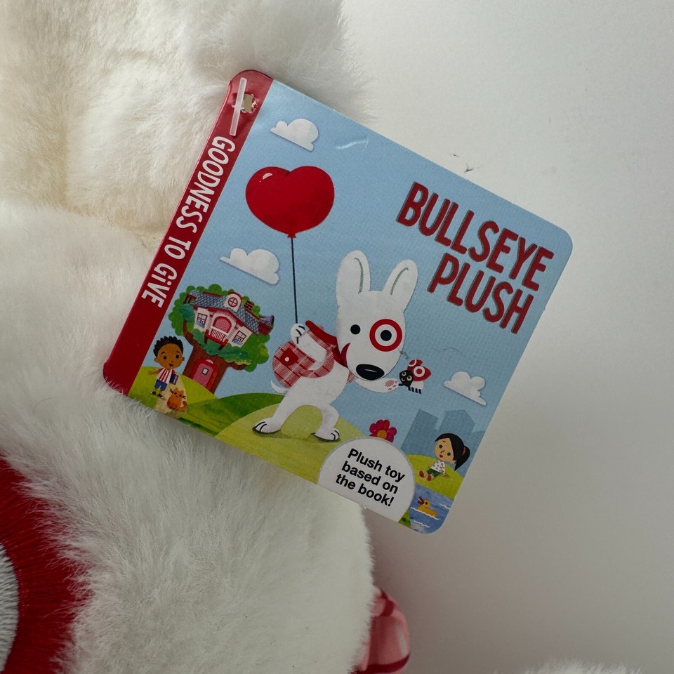 Target Bullseye Plush Dog 10” Big Exclusive with Backpack 2023 ...